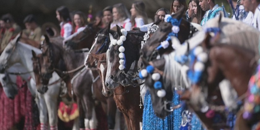 Horse riders attend traditional Cavalhada festival in Brazil | Myanmar International TV